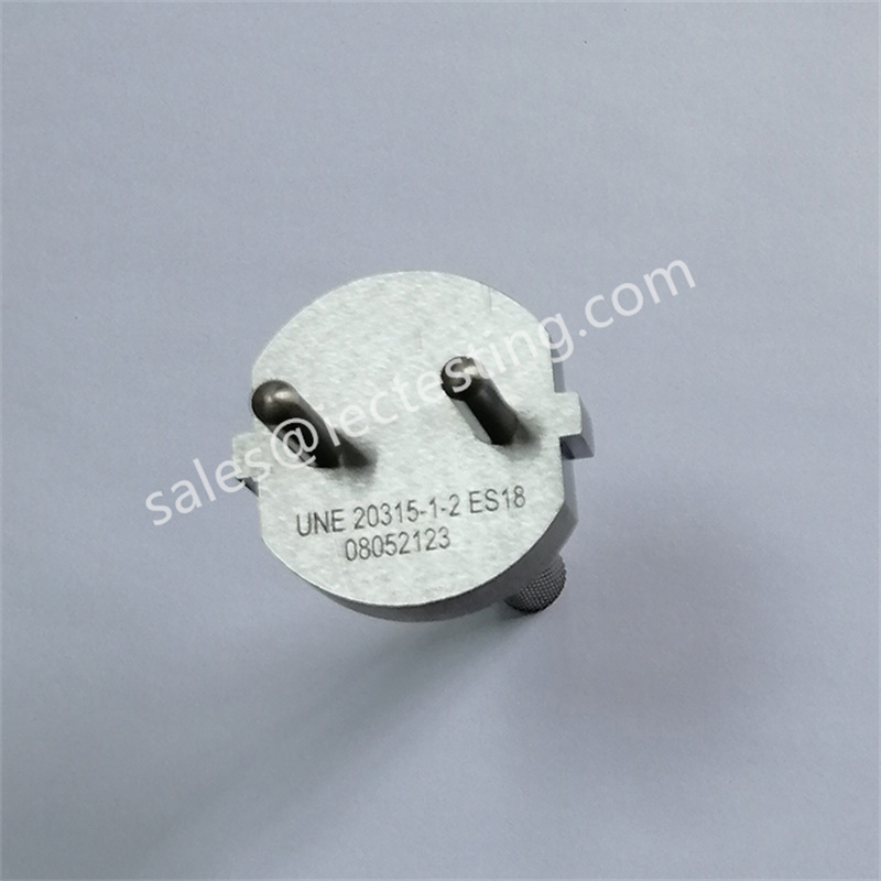 UNE 20315-1 Spanish plug and socket-outlets gauges | IEC Testing Equipment