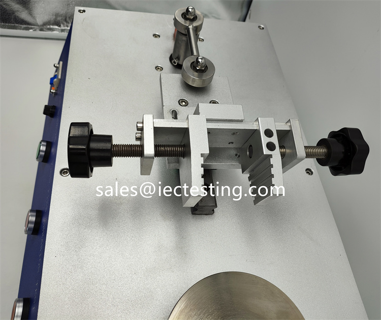 EN50075-13.3 Figure9 Insulation Sleeves of Plug pins Abrasion Test ...